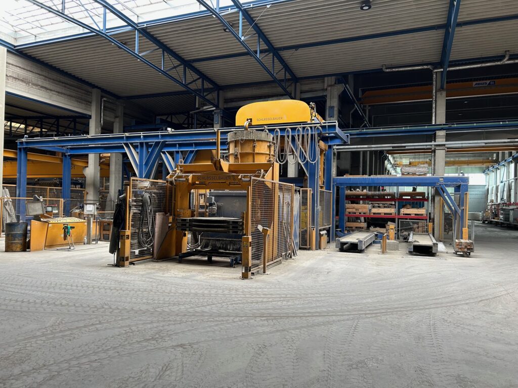 Produktionsanlage zur Fertigung von Schachtunterteilen - JOSEF RATH GmbH